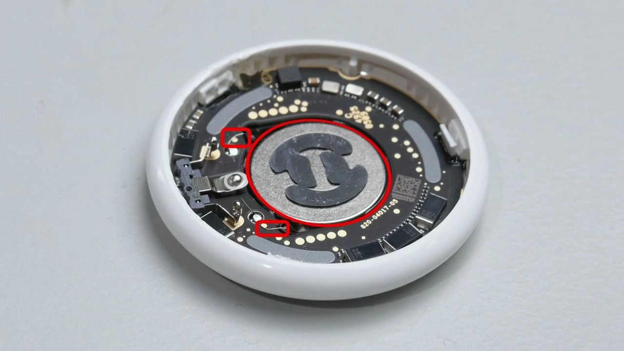 iFixit 拆解苹果 AirTag 2：升级 U2 芯片、提升精确查找