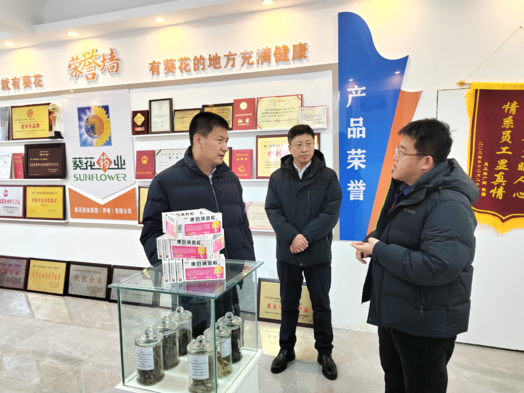 黑龙江省铁力市委书记吕晓光到伊春葵花调研